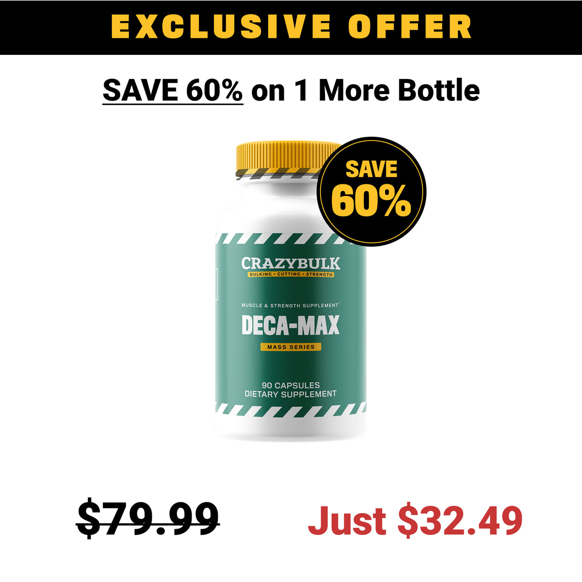 EXCLUSIVE OFFER: A Second Bottle of DECA-MAX at 60% off! – CrazyBulk USA