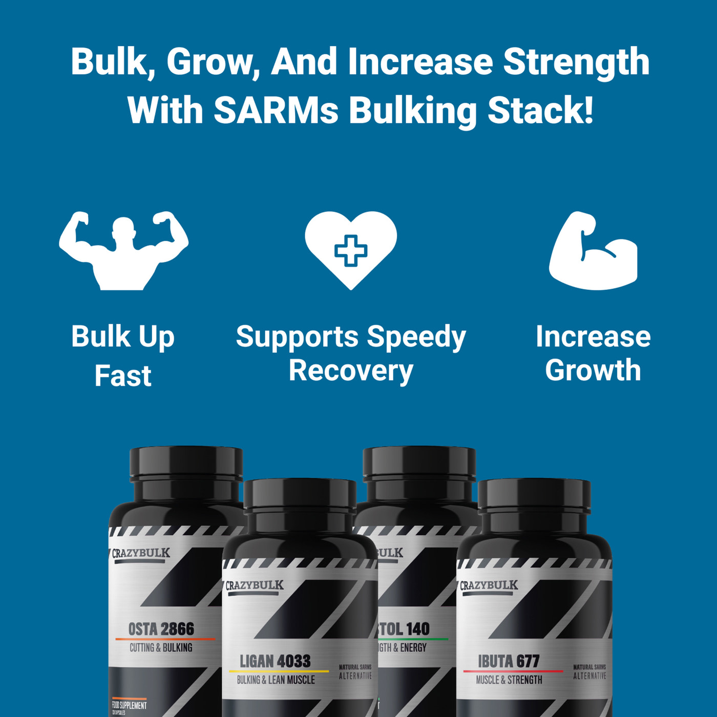 SARMs Bulking Stacks | Gain Muscle Mass